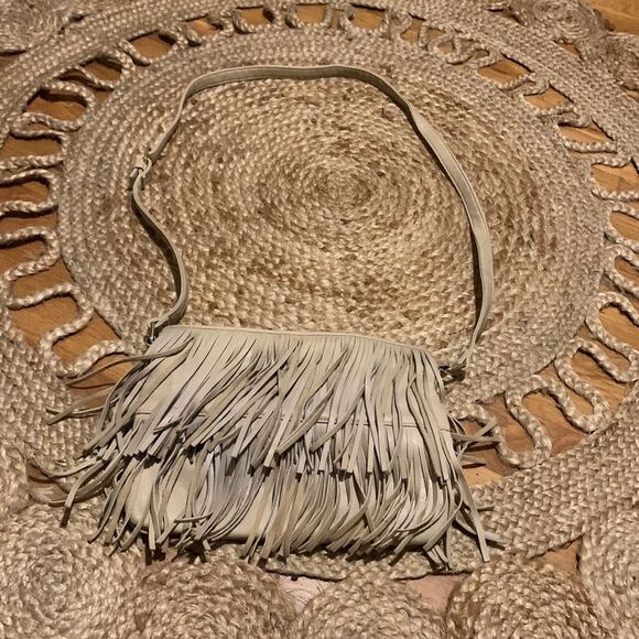 Charming Charlie | Bags | Charming Charlie Nwt Light Brown Fringe Purse ...